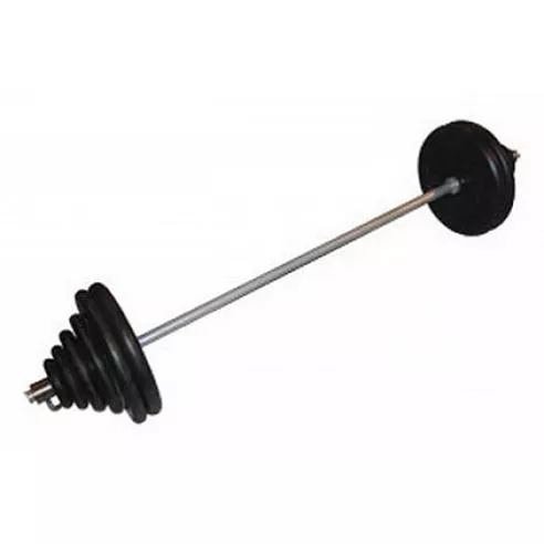 Купить штанга обрезиненная разборная mb barbell 100 кг по цене 30 102 ...